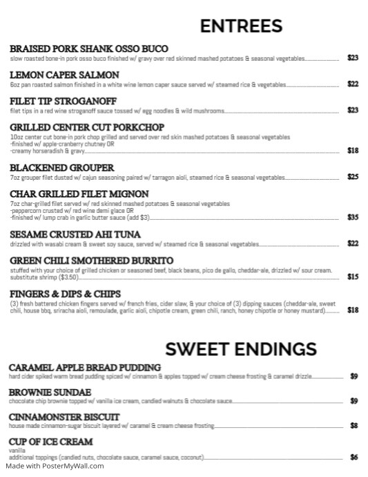 SUMMER MENU PAGE 3 | PosterMyWall