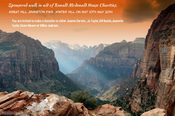 Copy of sponsored walk | PosterMyWall