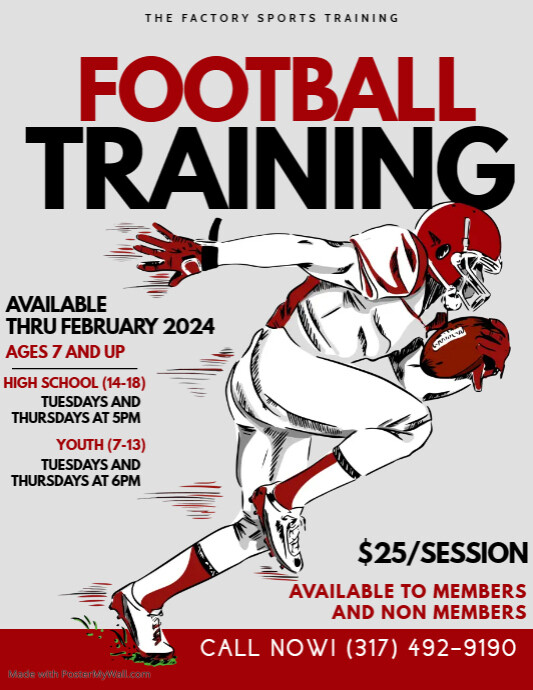 Football Training | PosterMyWall