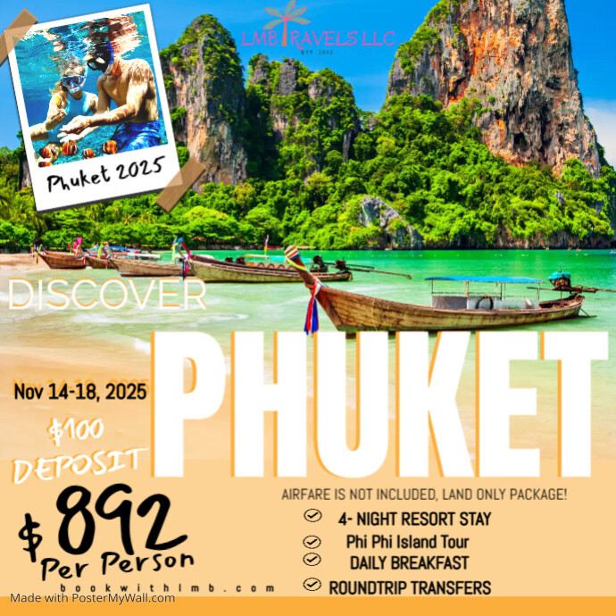 Discover Thailand Travel Poster | PosterMyWall