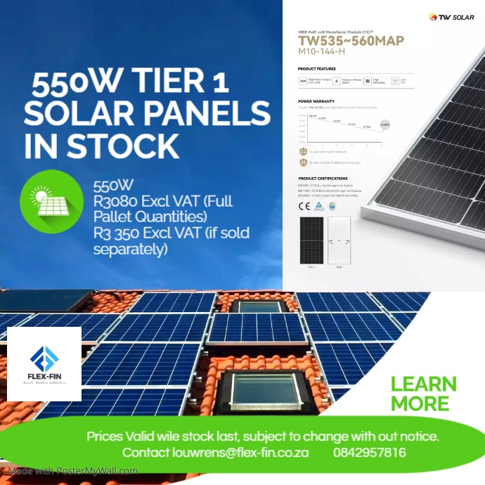 Copy of solar panels marketing advertising | PosterMyWall