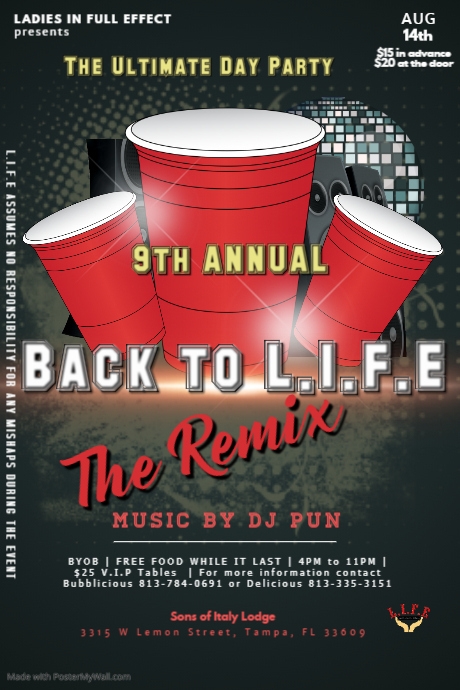 Copy of Copy of College Night Party Flyer template | PosterMyWall