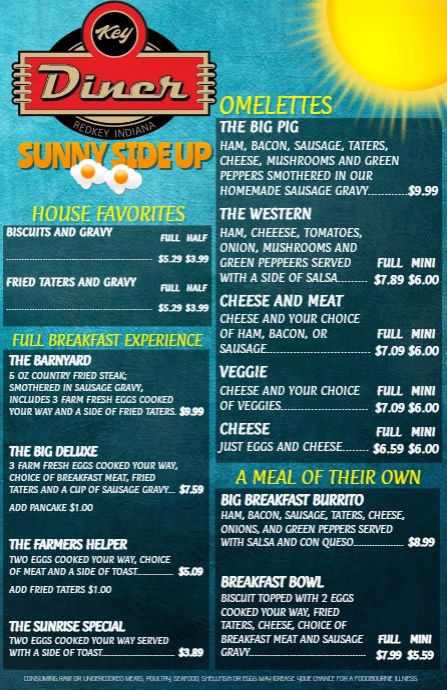 BREAKFAST FRONT | PosterMyWall