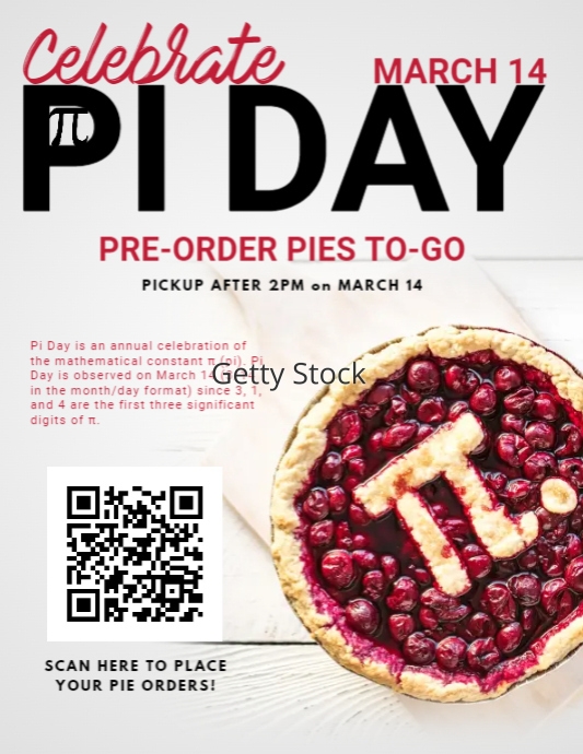 Pi day flyer template | PosterMyWall