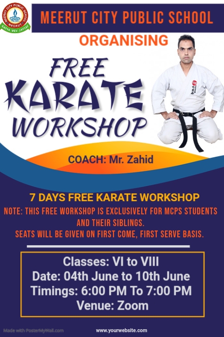 Copy of Copy of Martial arts,karate classes,event | PosterMyWall