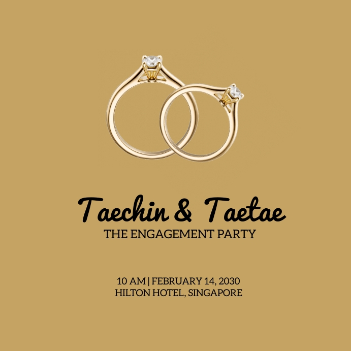 35 Engagement Template | PosterMyWall