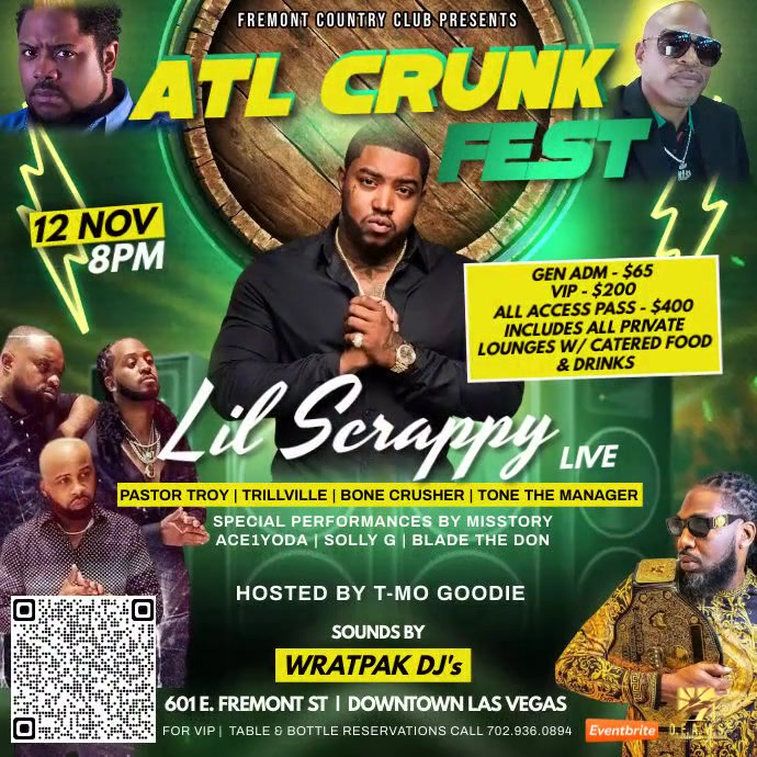 ATL CRUNK ALL ARTISTSOD (1) | PosterMyWall