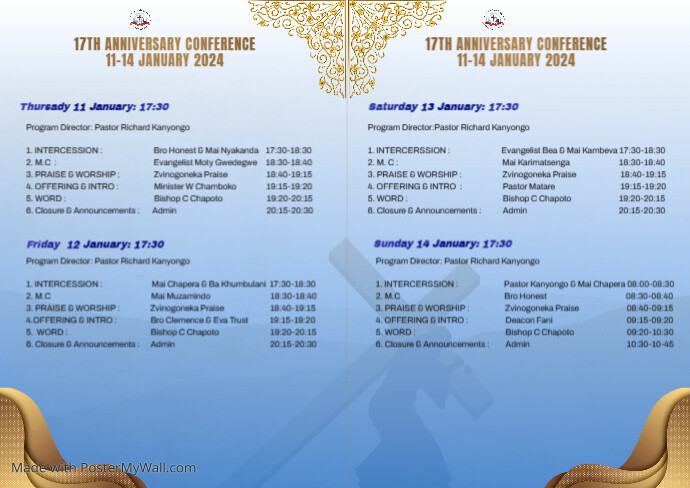 Passover program | PosterMyWall