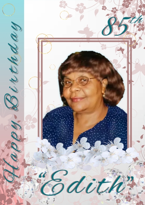 Ms. Edith Birthday | PosterMyWall