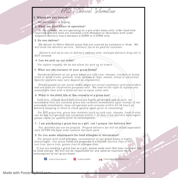 FAQ 1- General Info | PosterMyWall