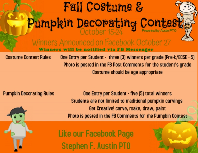 Copy of 2020_Oct_Pumpkin Decorating Contest | PosterMyWall