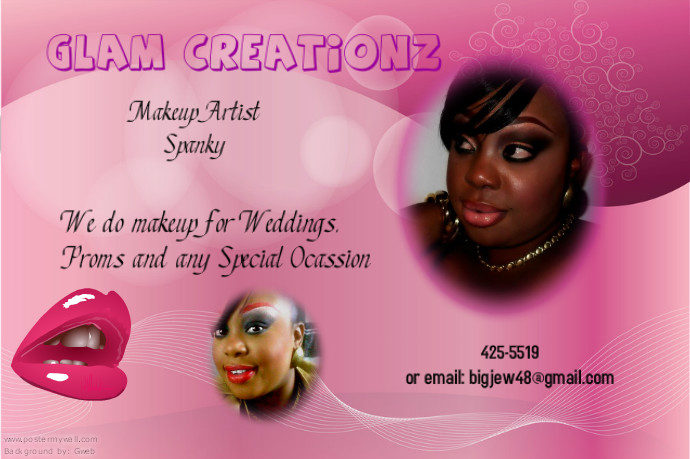 Glam Creationz | PosterMyWall