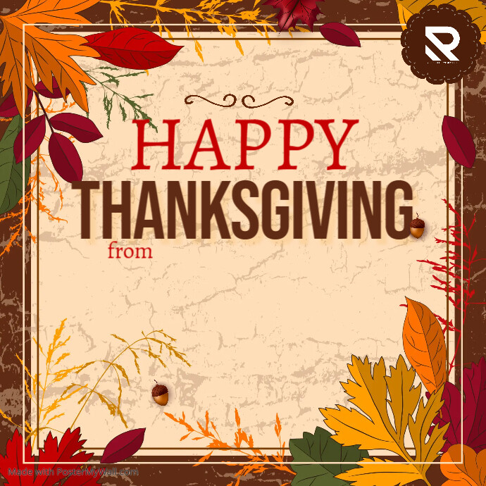 thanksgiving post | PosterMyWall