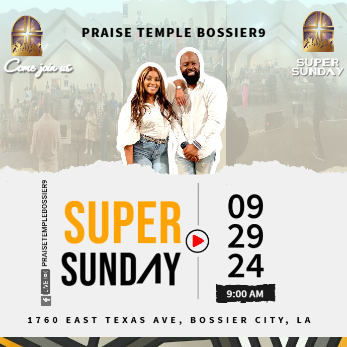 Bring a Friend Sunday | PosterMyWall