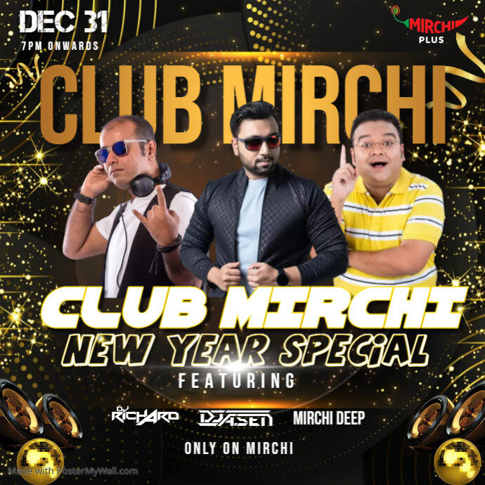 VIP NIGHT PARTY TEMPLATE | PosterMyWall