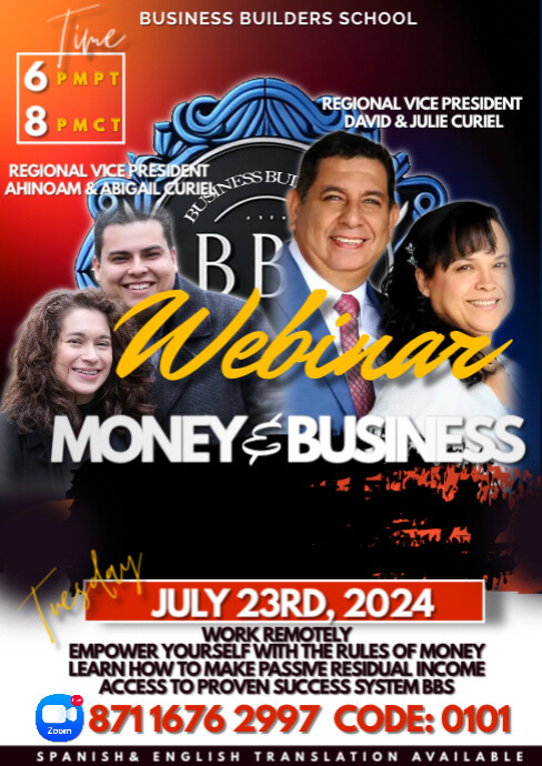 Money & Biz Webinar | PosterMyWall