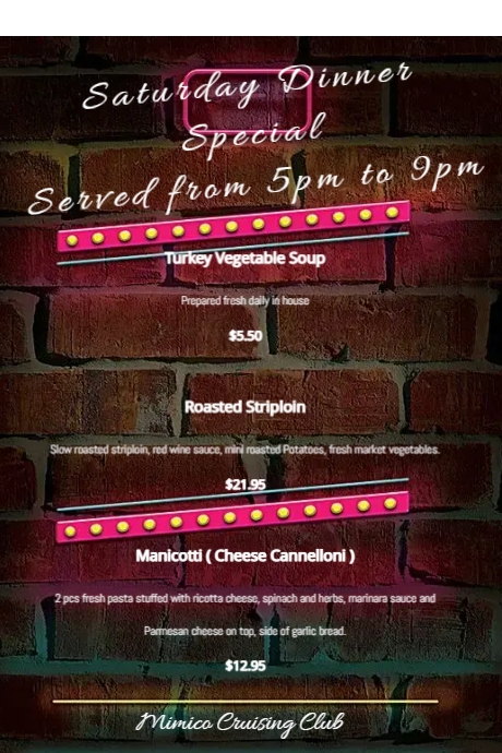 Sunday Lunch Special | PosterMyWall