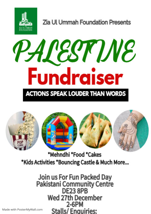 Palestine donation poster template (1) | PosterMyWall