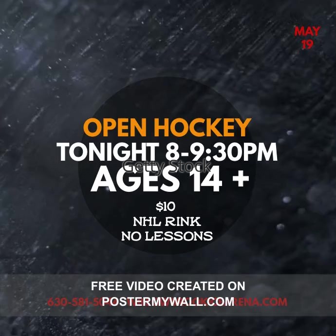 Copy of Ice hockey Video Ad Template | PosterMyWall
