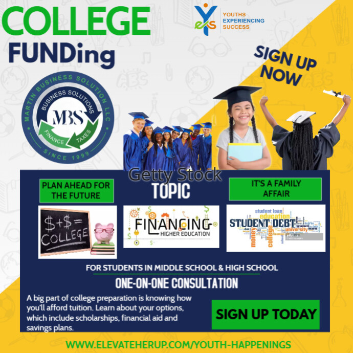 COLLEGE FUNDING_YES | PosterMyWall