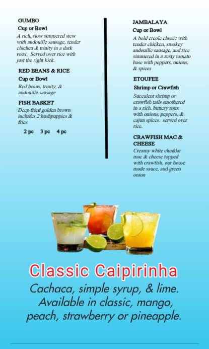 LEVEL UP menu BACK 11182023 | PosterMyWall