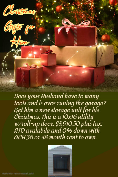 Christmas gift box sale Poster | PosterMyWall