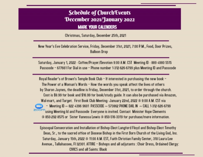 Copy of Church Anniversary Patron Ad | PosterMyWall