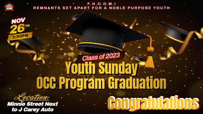 OCC graduation | PosterMyWall