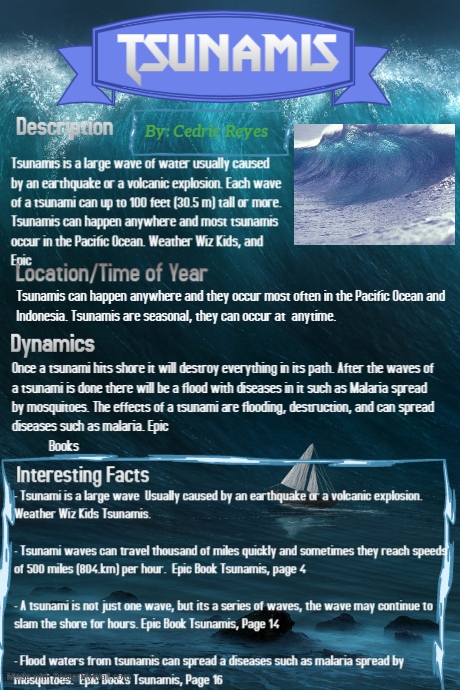 Tsunamis | PosterMyWall
