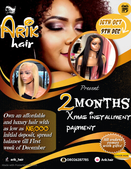 Copy of Hair Salon poster template | PosterMyWall