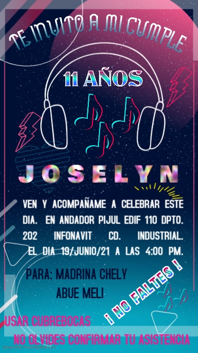 Copy of Copia de Funky Tiktok Background Image | PosterMyWall