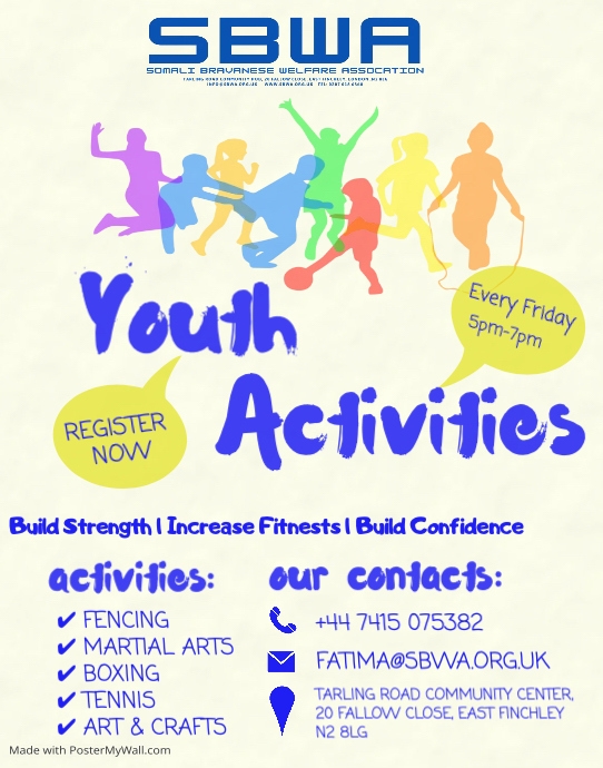 Copy of Kids Sports Club Flyer Template | PosterMyWall