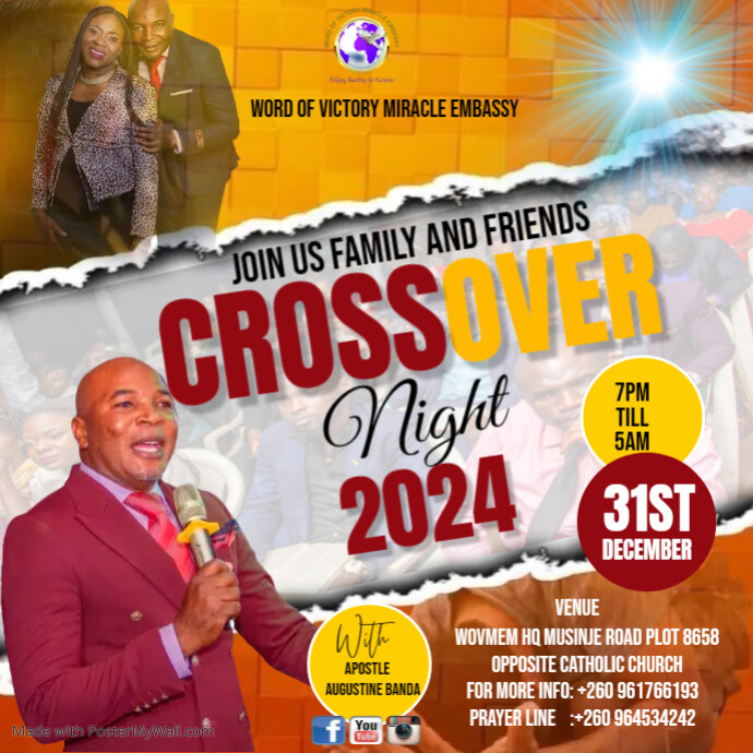 cross over night | PosterMyWall