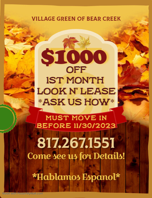 Fall Craft Fair Flyer | PosterMyWall