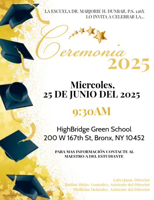 (Spanish) Graduation Invitation | PosterMyWall