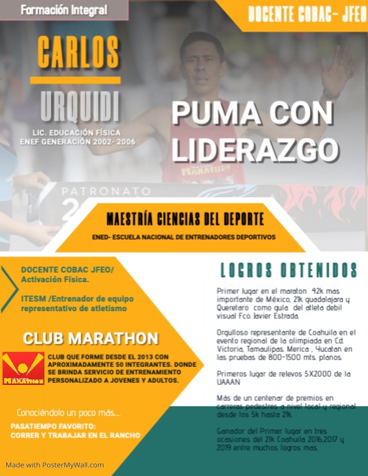 Copia de Yellow Modern Book Author Biography Flyer Tem | PosterMyWall