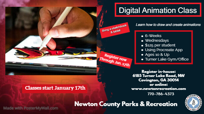 Digital Animation Class | PosterMyWall