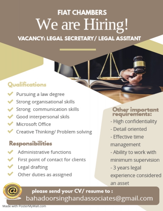 Copy of Law Firm Flyer Flyer Poster Template | PosterMyWall