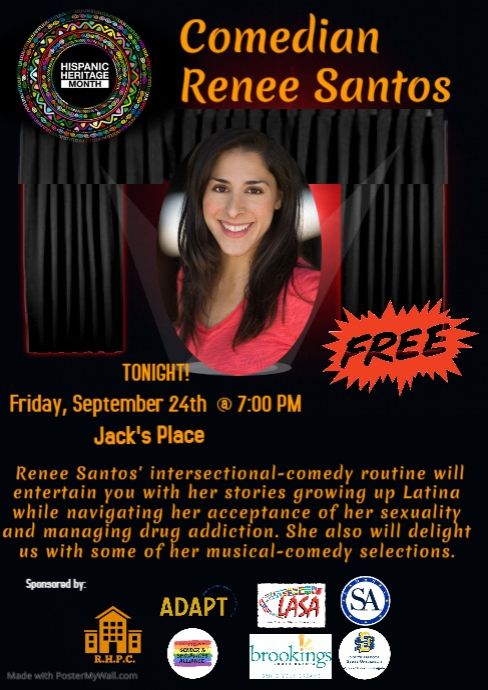 NHHM Comedian Renee Santos | PosterMyWall