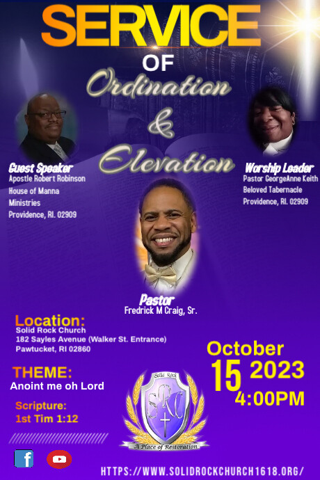 Ordination Ceremony | PosterMyWall