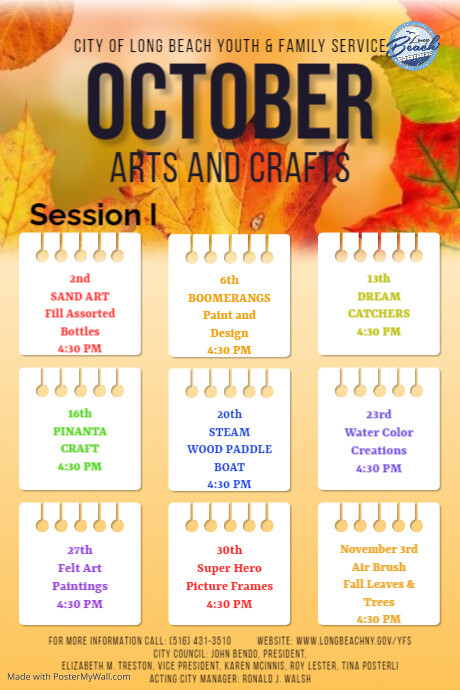 September Fall Upcoming Event Flyer | PosterMyWall