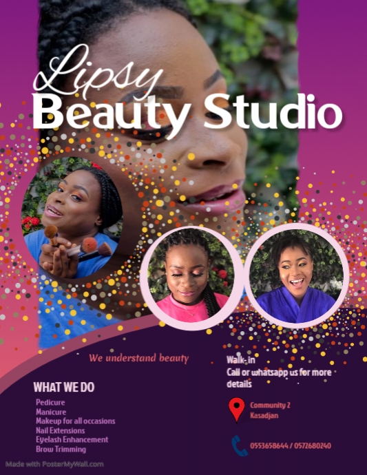 Copy of Beauty Makeup Class Flyer | PosterMyWall
