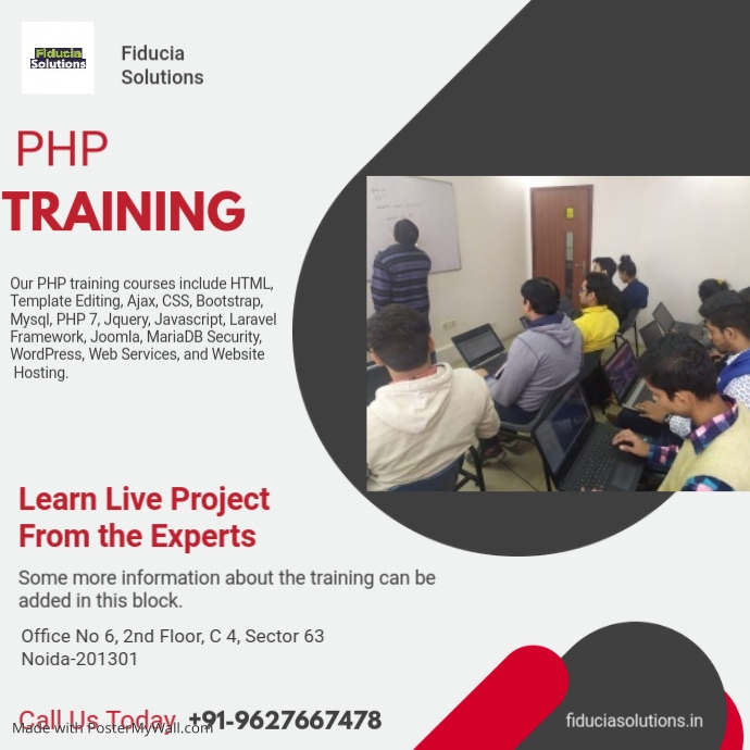 PHP Training Institute in Noida | Ghaziabad | PosterMyWall