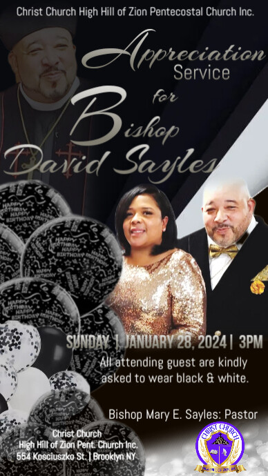 Episcopal Consecration flyer | PosterMyWall