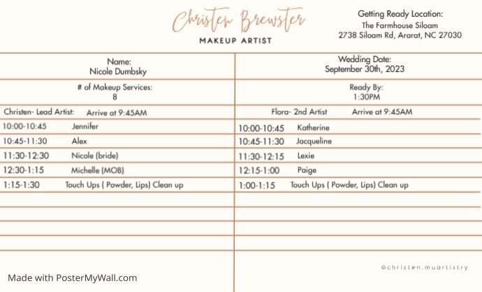 Nicole Dumbsky | PosterMyWall