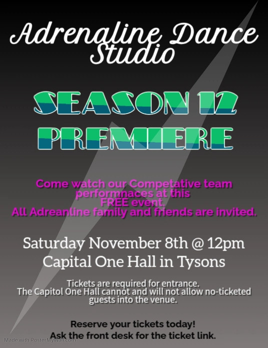 Copy of Copy of Dance Show / Recital Event Flyer Template | PosterMyWall