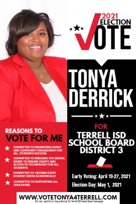 TRD-2 Election Campaign Poster | PosterMyWall