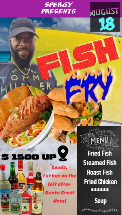Fish Fry ticket | PosterMyWall