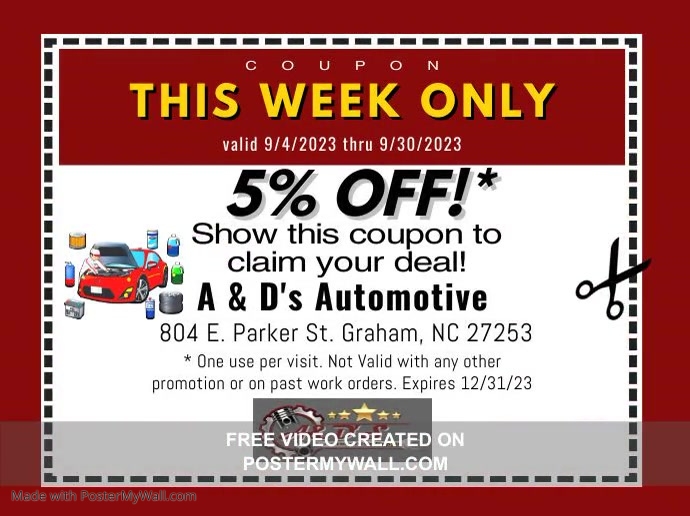 Copy of Coupon, Half-Off | PosterMyWall