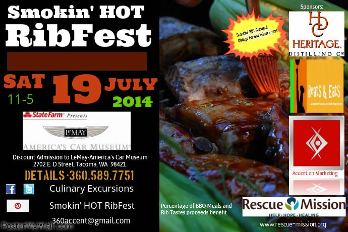 Copy of Smokin' HOT RibFest | PosterMyWall